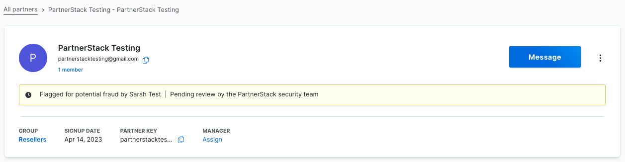 Using Fraud Management – PartnerStack