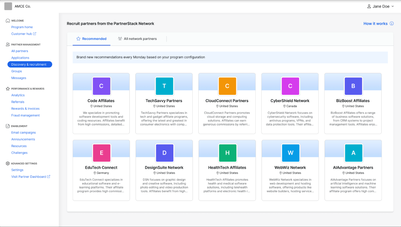Partner discovery tool – PartnerStack