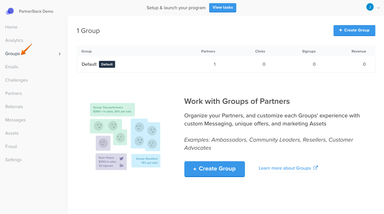 Using Partner Groups – PartnerStack